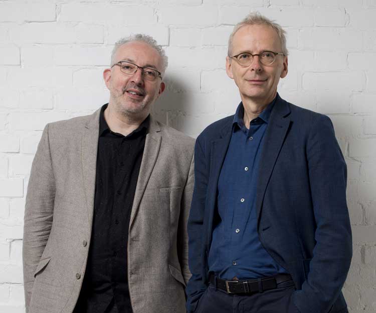 James Lingwood and Michael Morris, former Artangel directors ...