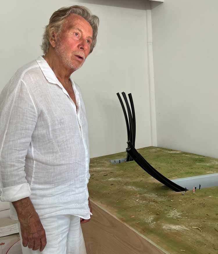 Bernar Venet – interview: ‘My dream is not to make big sculpture, but ...